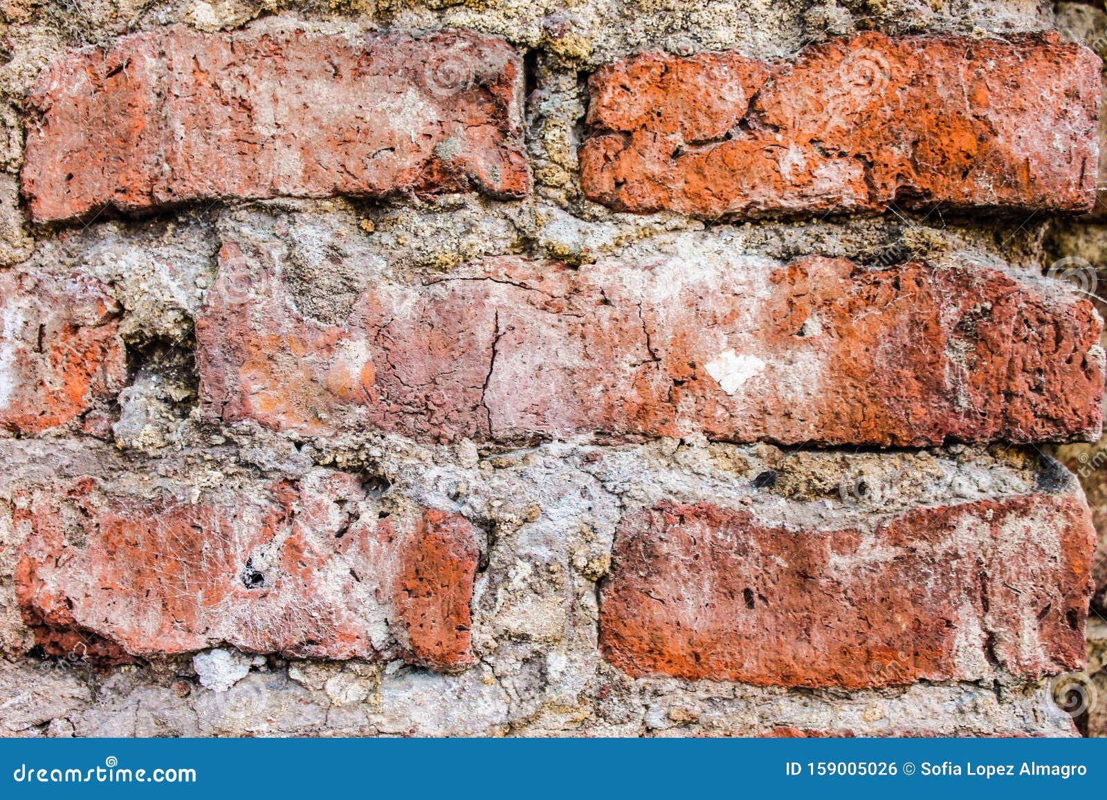 Brick Wall Detail Architecture Weathered Construction Stock Photo ...