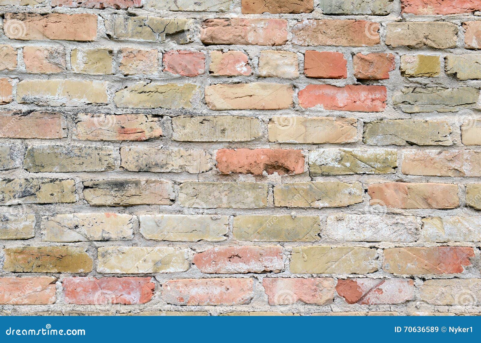 Brick Wall Facade on Building Stock Image - Image of blocks, building ...