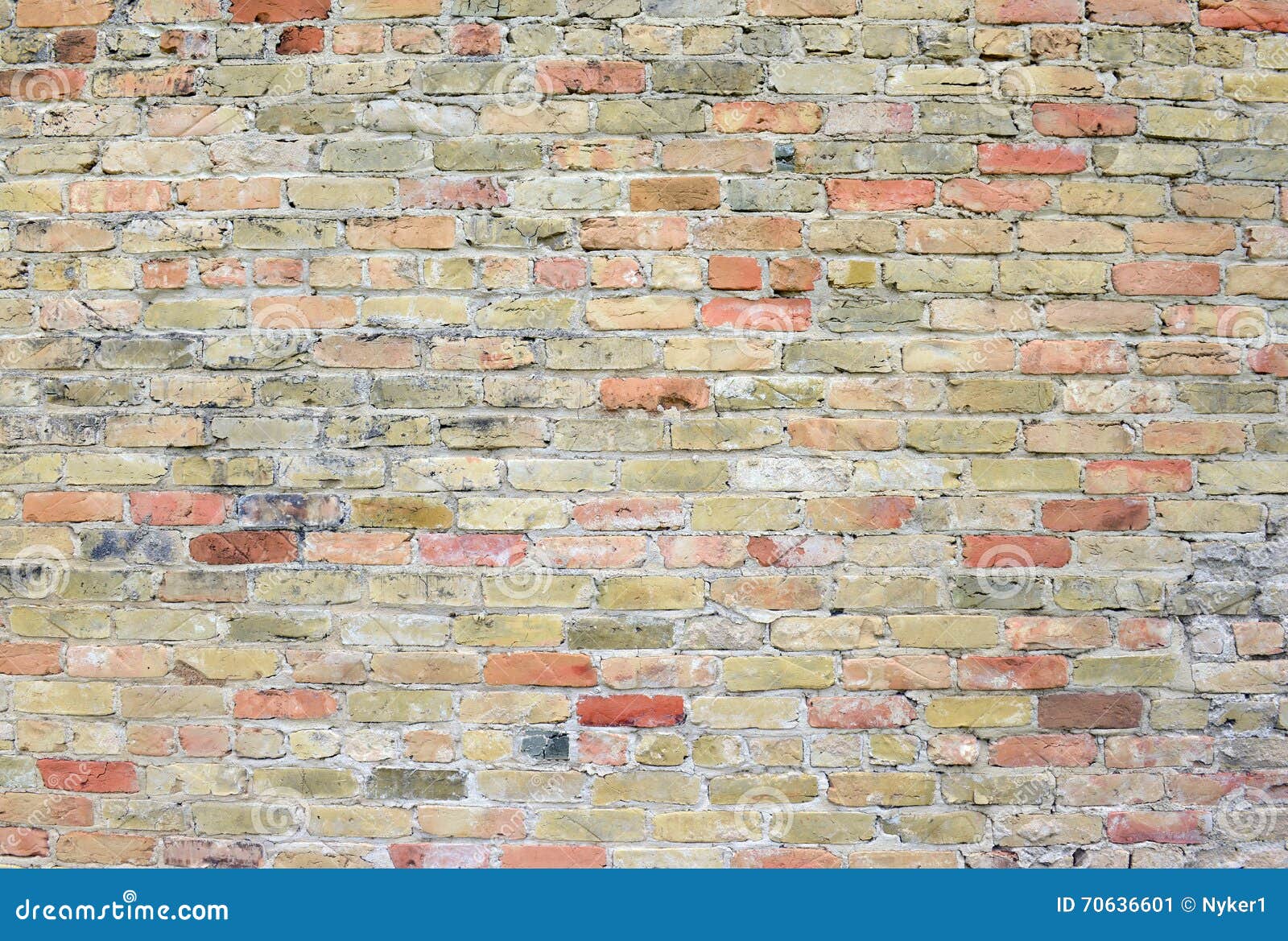 Brick Wall Facade on Building Stock Image - Image of bonded, masonry ...