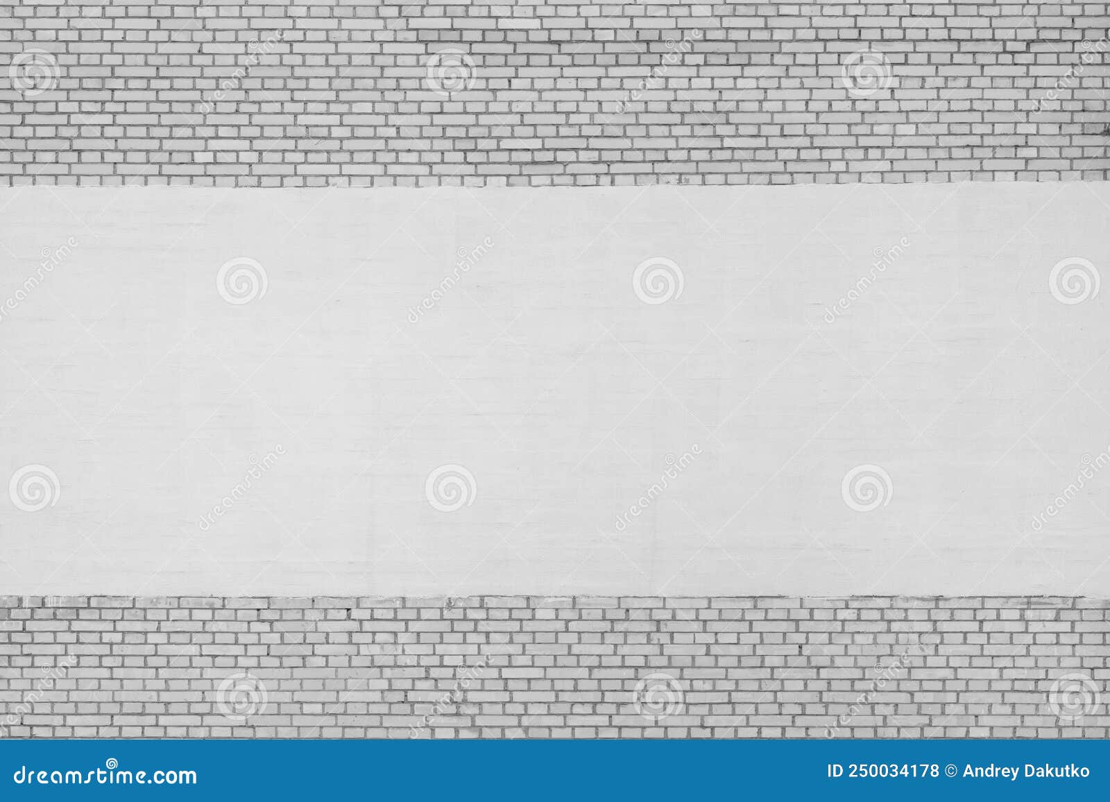 Brick Wall Facade Exterior of an Urban Building with Empty Space Paint ...