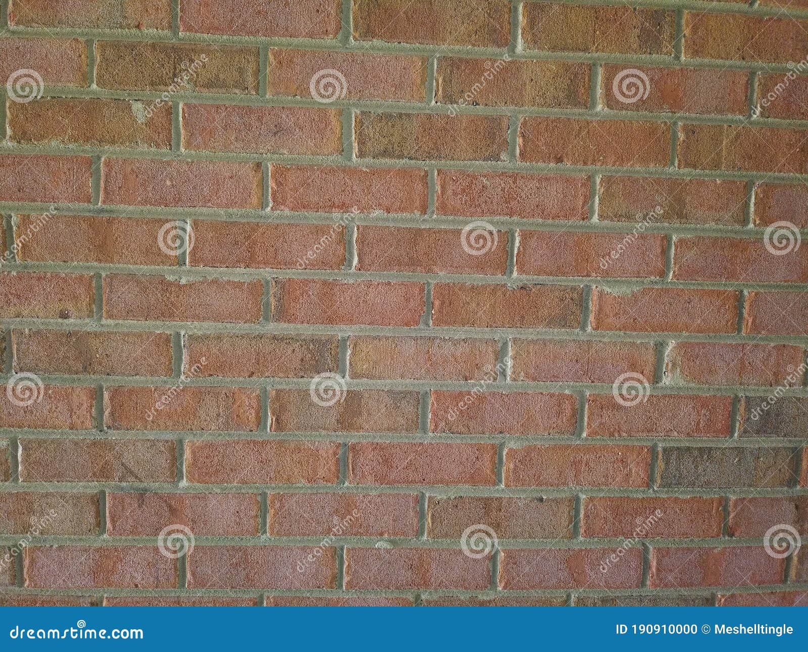 Brick Wall Front View Solid Stock Photo - Image of iron, roof: 190910000