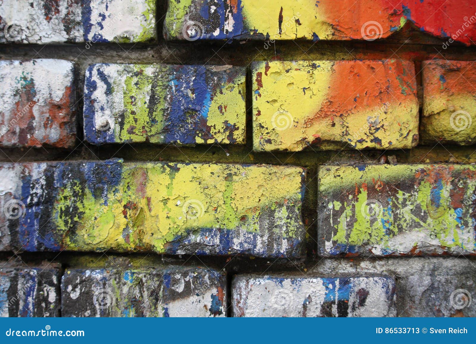 Brick wall with graffiti stock image. Image of artwork - 86533713