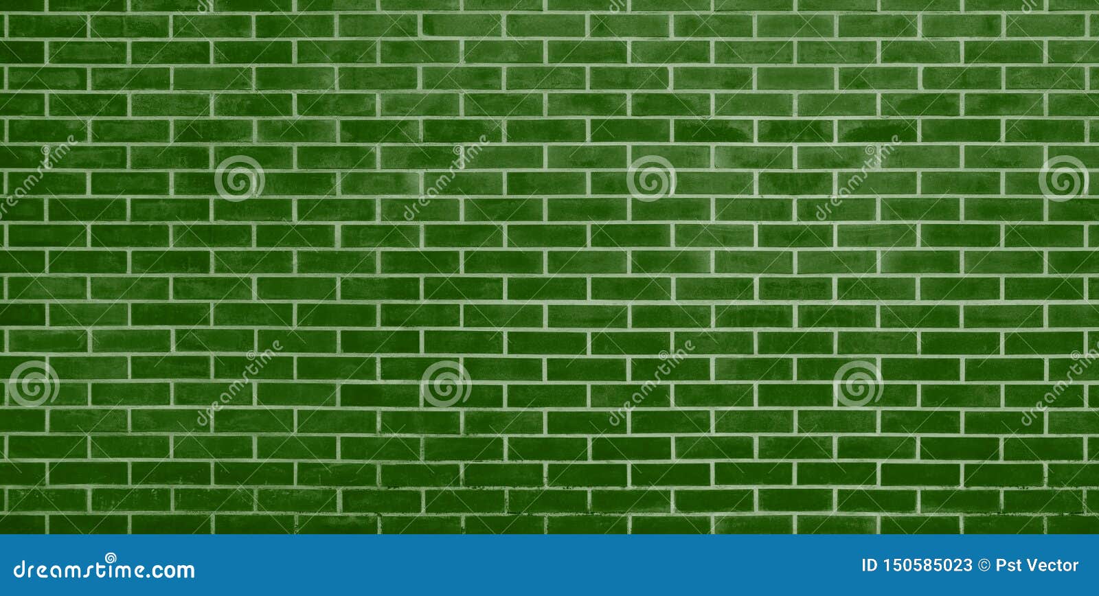 Green Bricks Texture, Seamless Background. Stock Photography ...