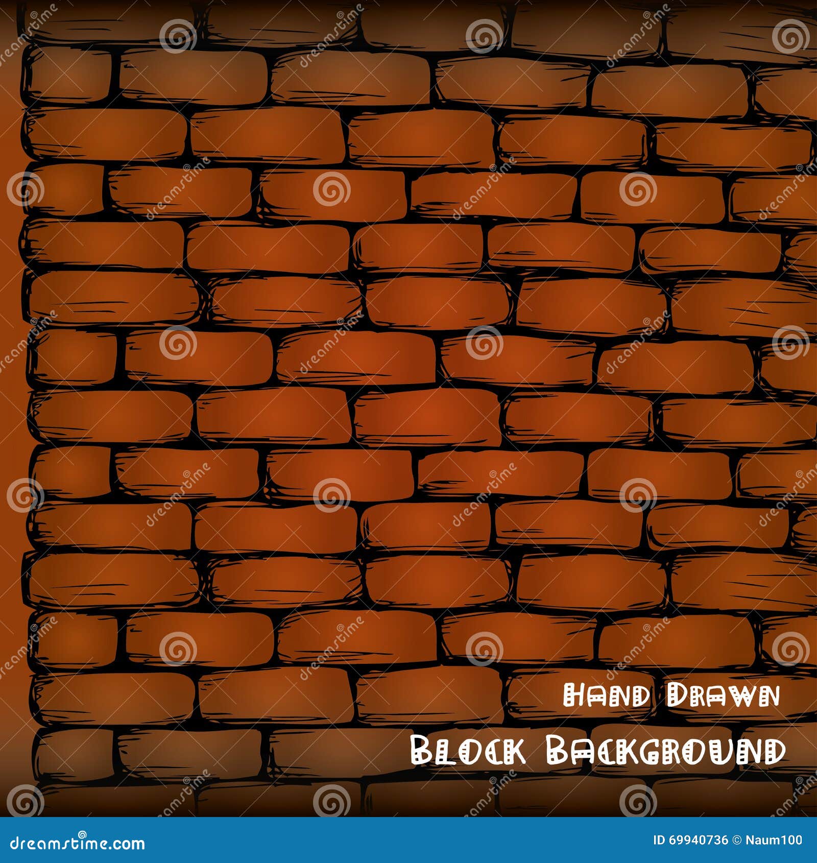 Brick wall , hand drawing, stock vector. Illustration of pictogram ...