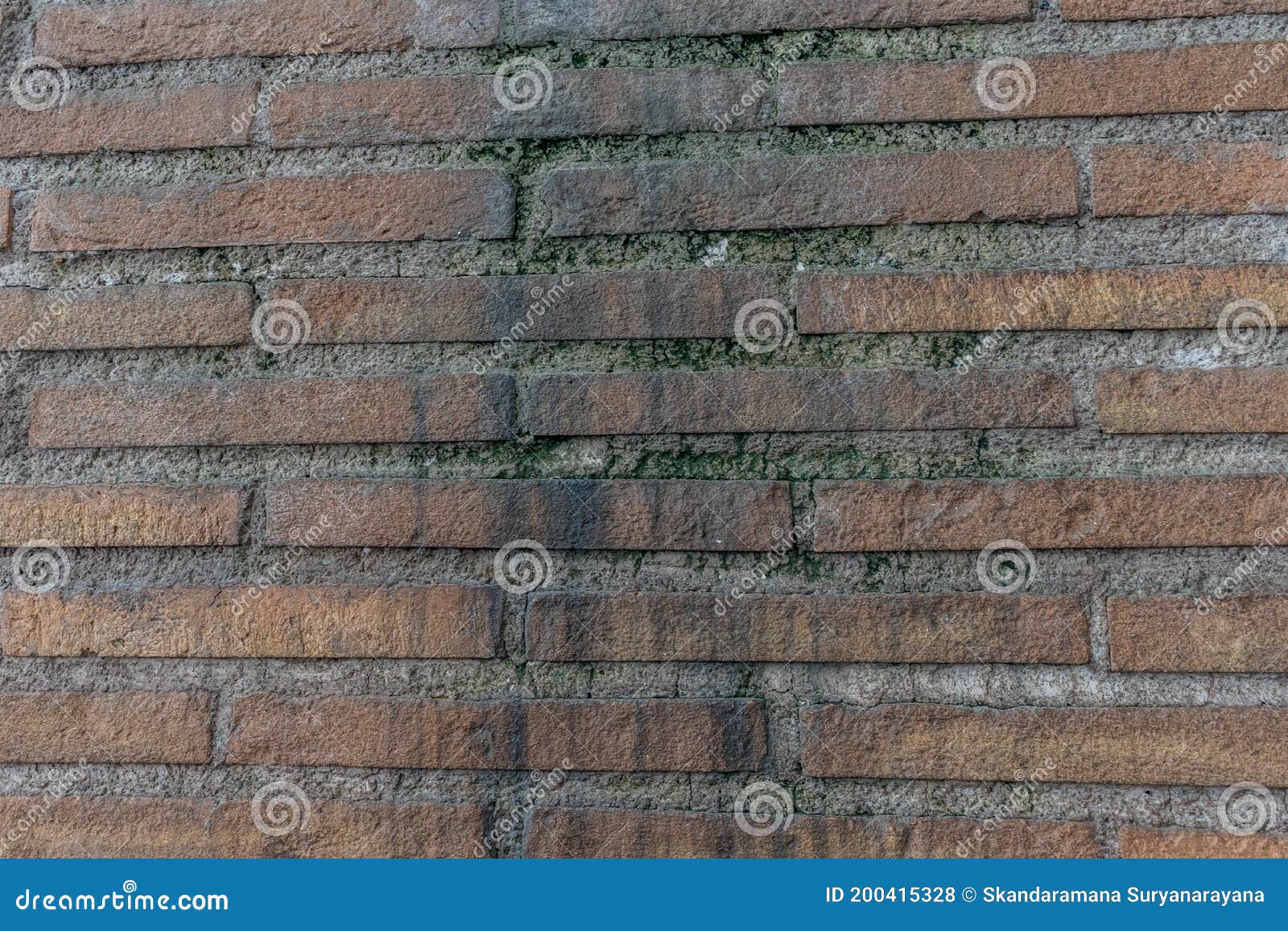Brick Wall with Horizontal Bricks Stock Photo - Image of tourism ...