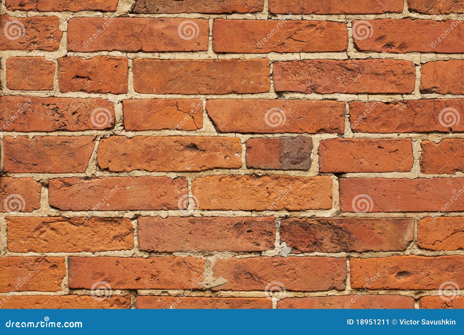 Brick Wall Horizontal Texture Stock Image - Image of orange, rectangle ...