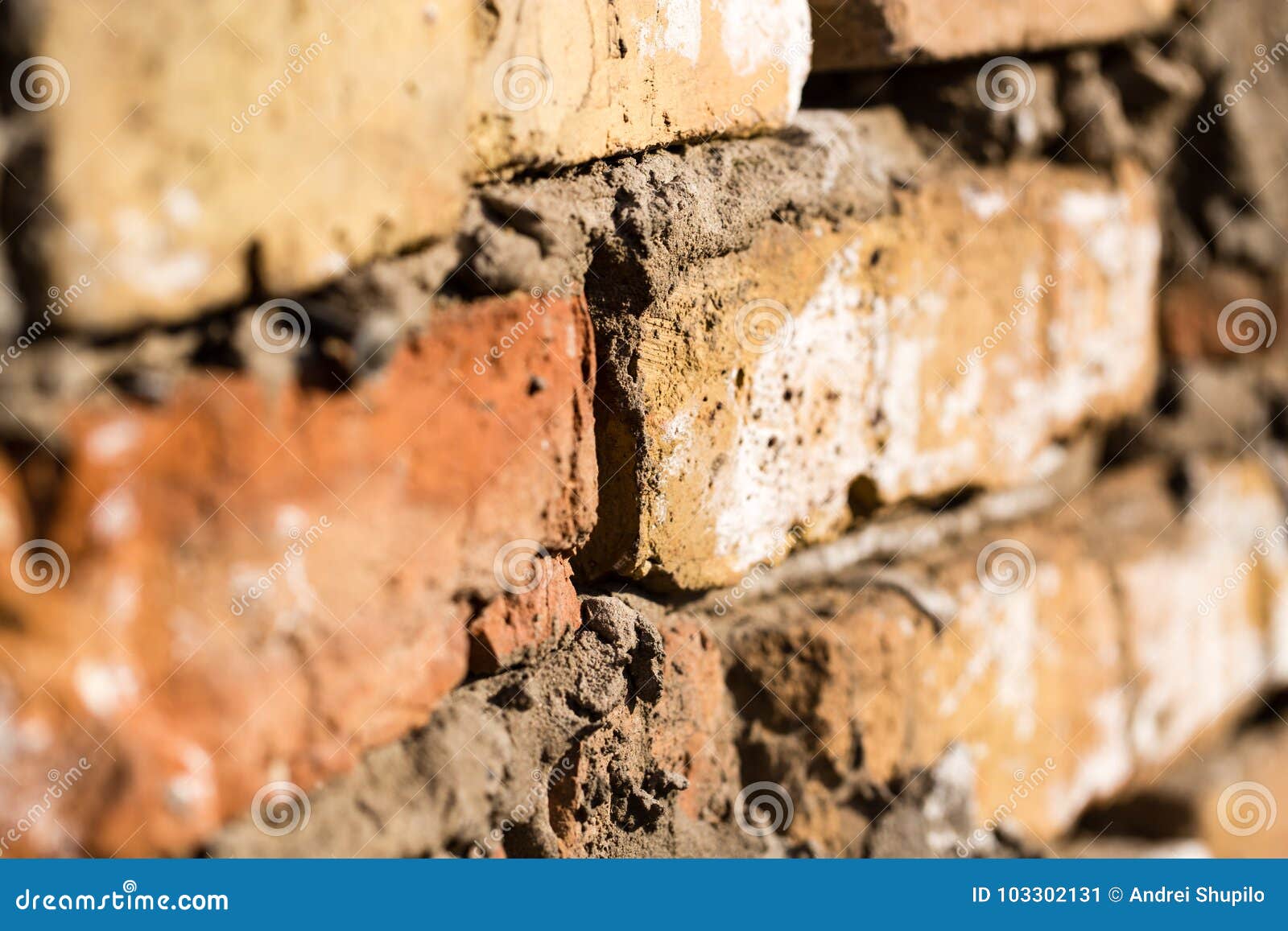 Brick Wall in the House As an Abstract Background Stock Image - Image ...