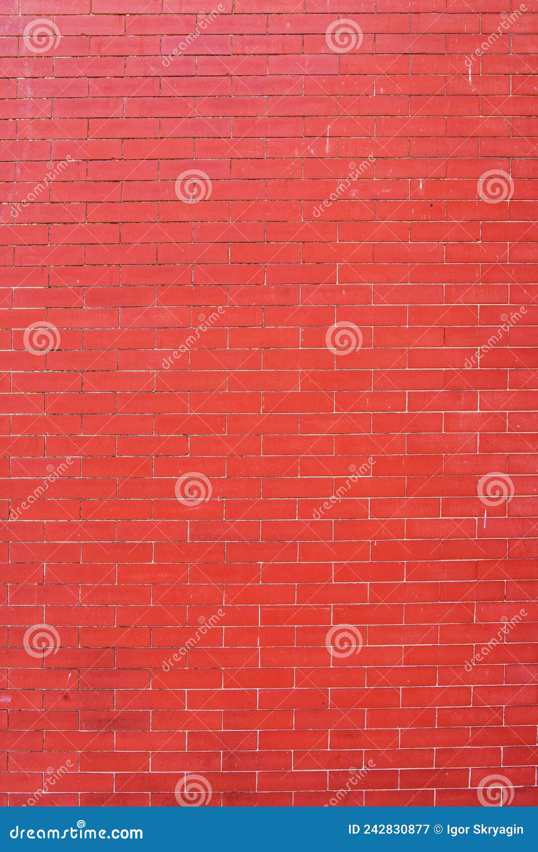 Brick Wall Made of Decorative Red Bricks Stock Image - Image of chic ...