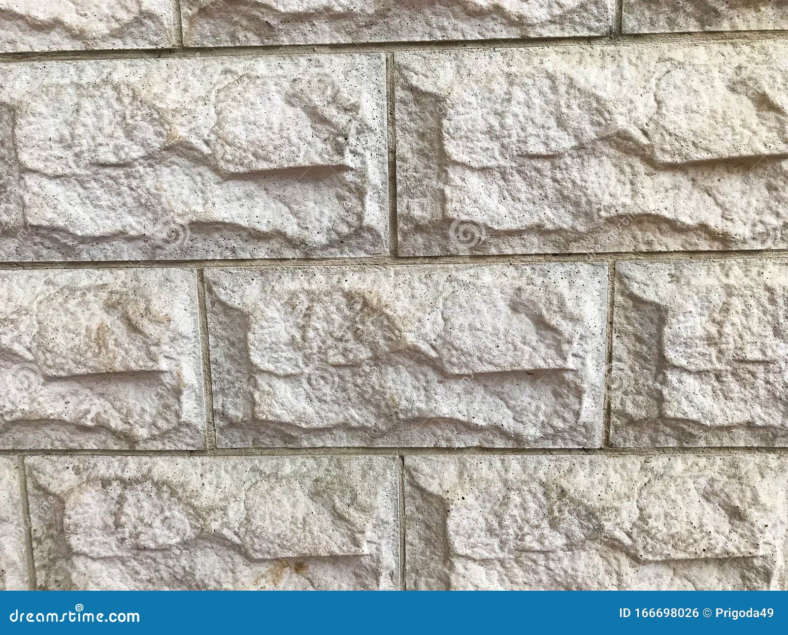 Brick Wall Made of Engraved Brick. Stock Photo - Image of lens, visual ...