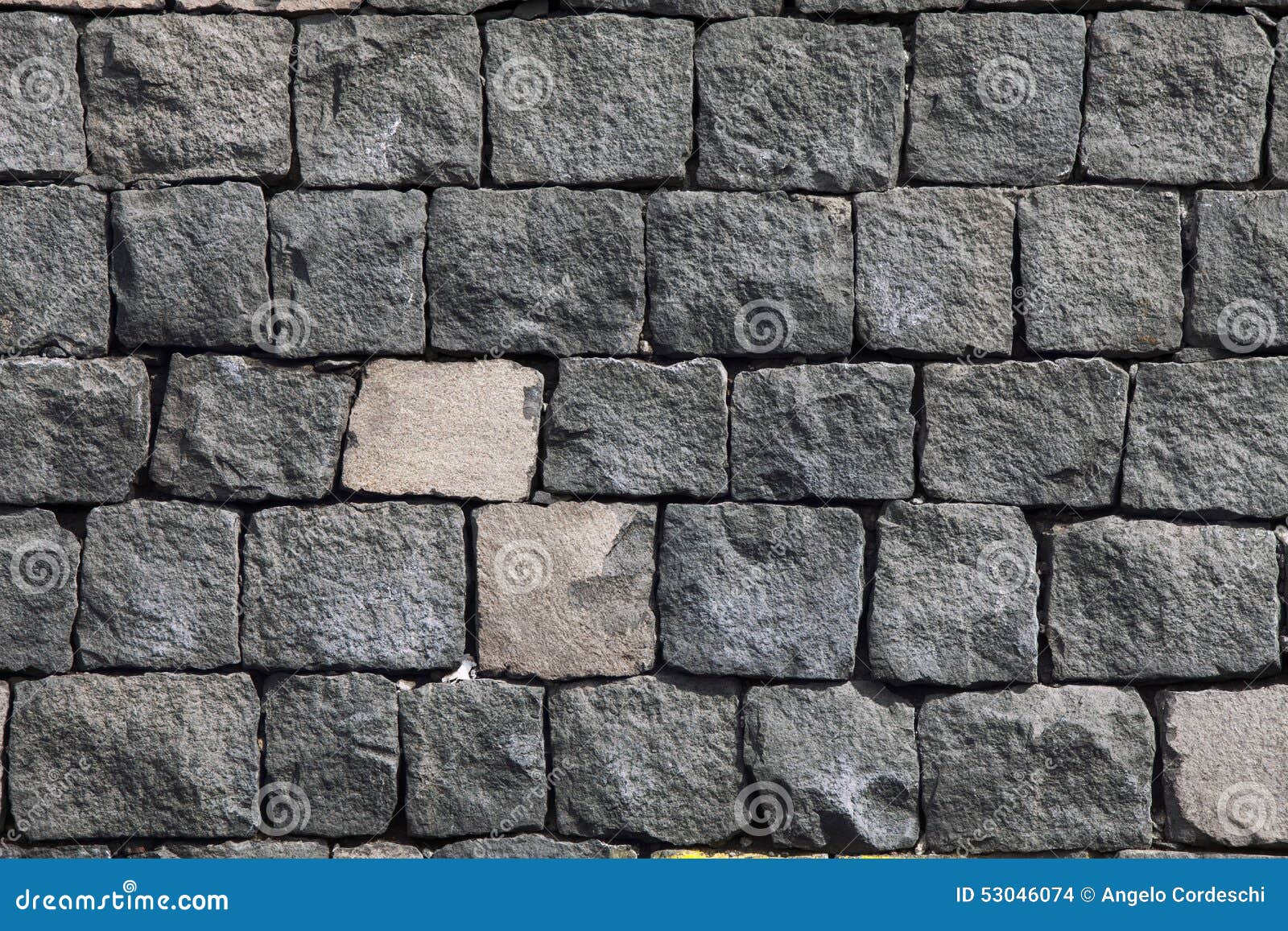 Brick Wall Made of Lava Stone. Stone Background Stock Photo - Image of ...