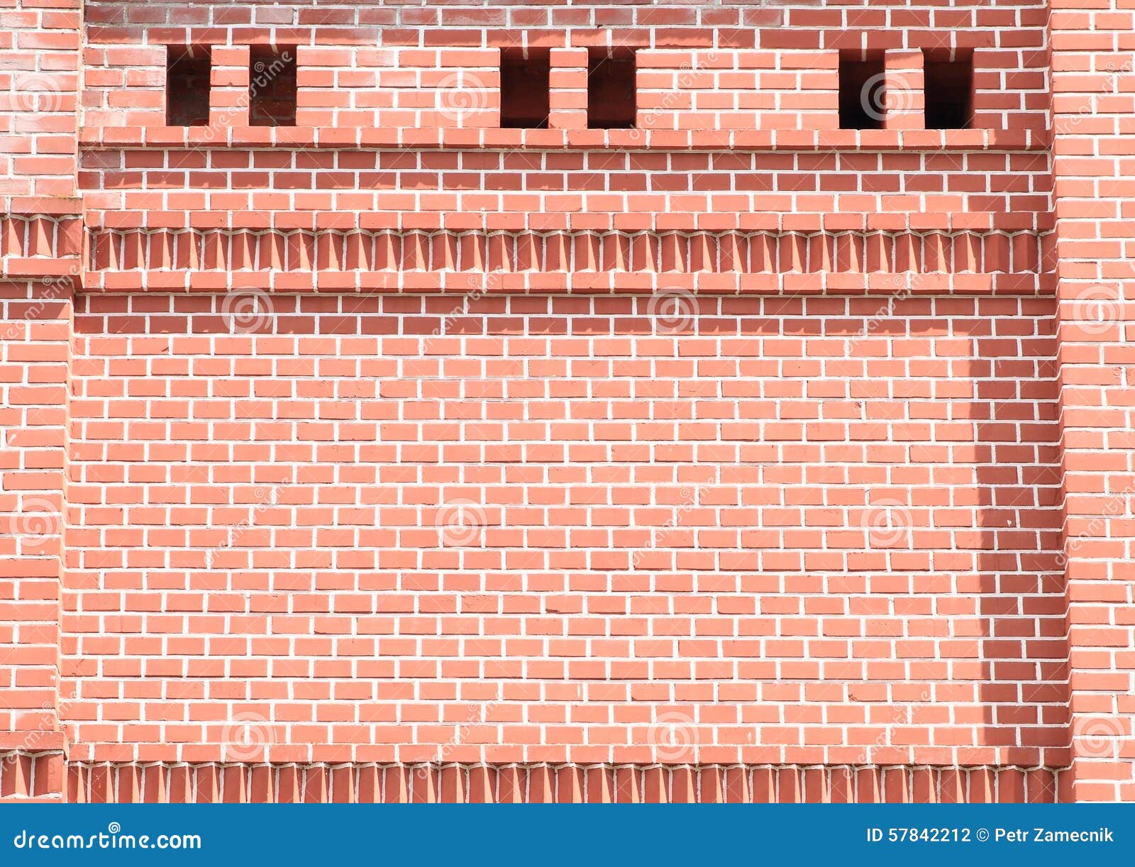 Brick wall stock photo. Image of gaps, windows, white - 57842212