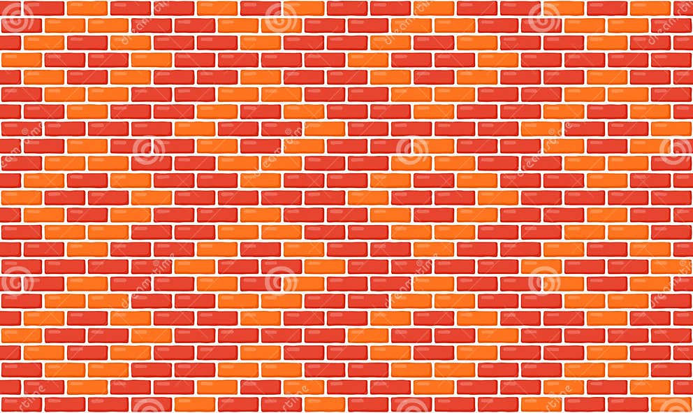 Brick Wall Masonry Seamless Pattern. Brown Decorative Brickwork ...