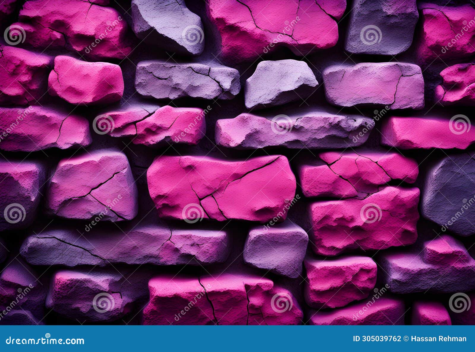 Brick Wall. Neon Stone Texture Stock Illustration - Illustration of ...
