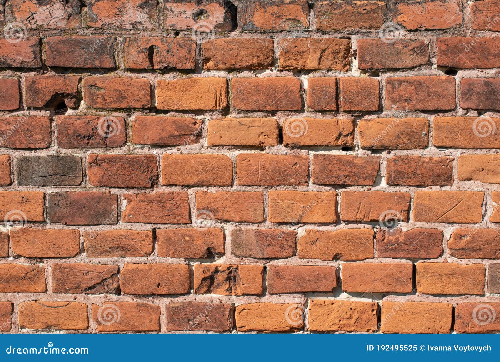 Brick Wall. Old Brick. Background Stock Image - Image of backdrop ...