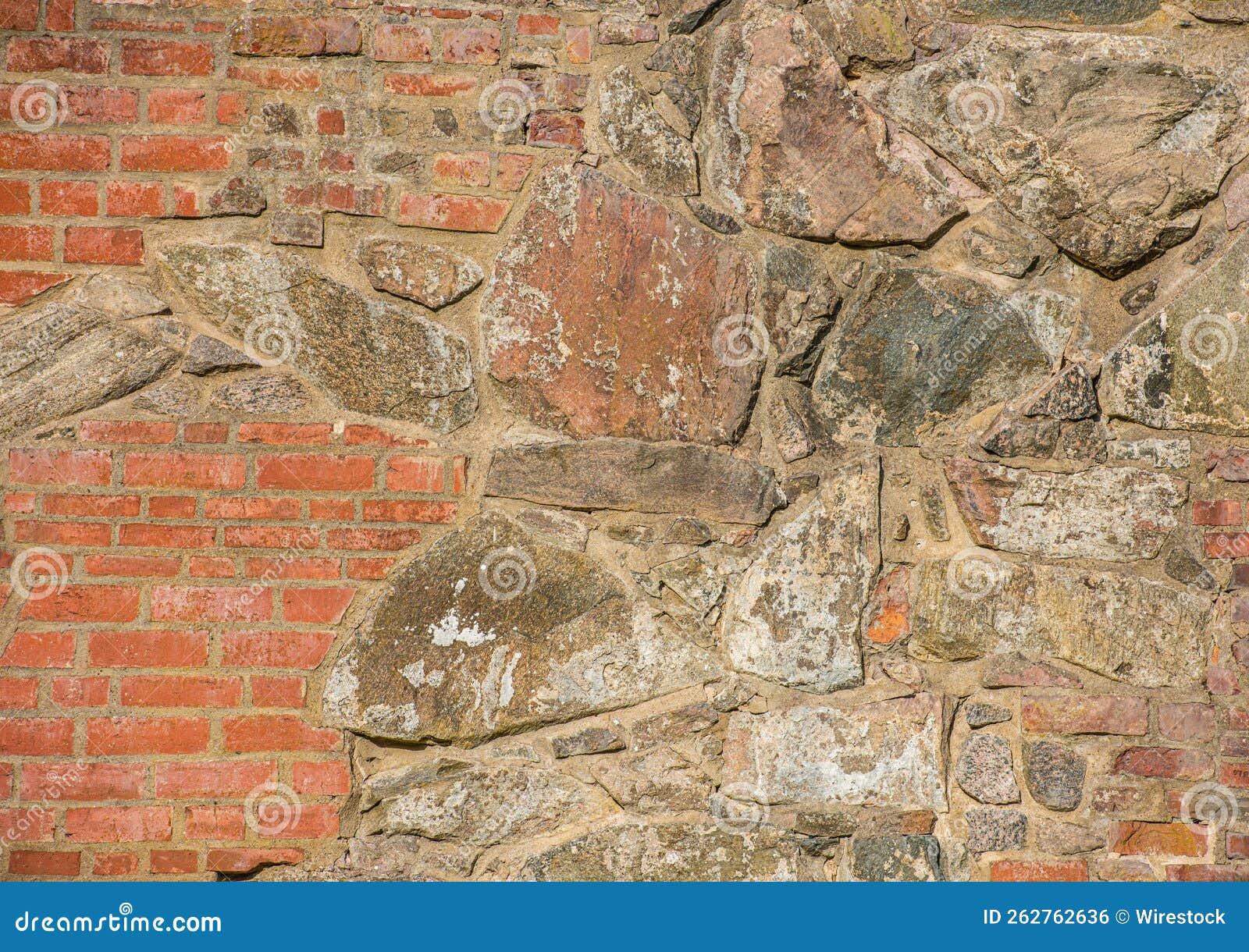 Brick Wall of an Old Castle Stock Photo - Image of wall, medieval ...