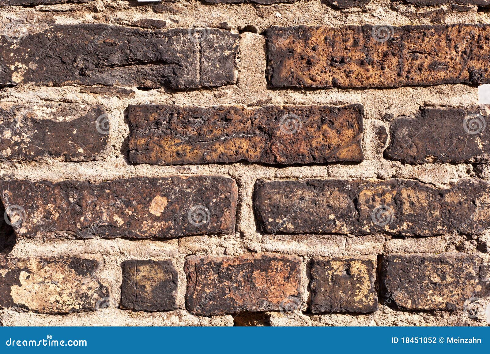 Brick wall of an old house stock photo. Image of retro - 18451052