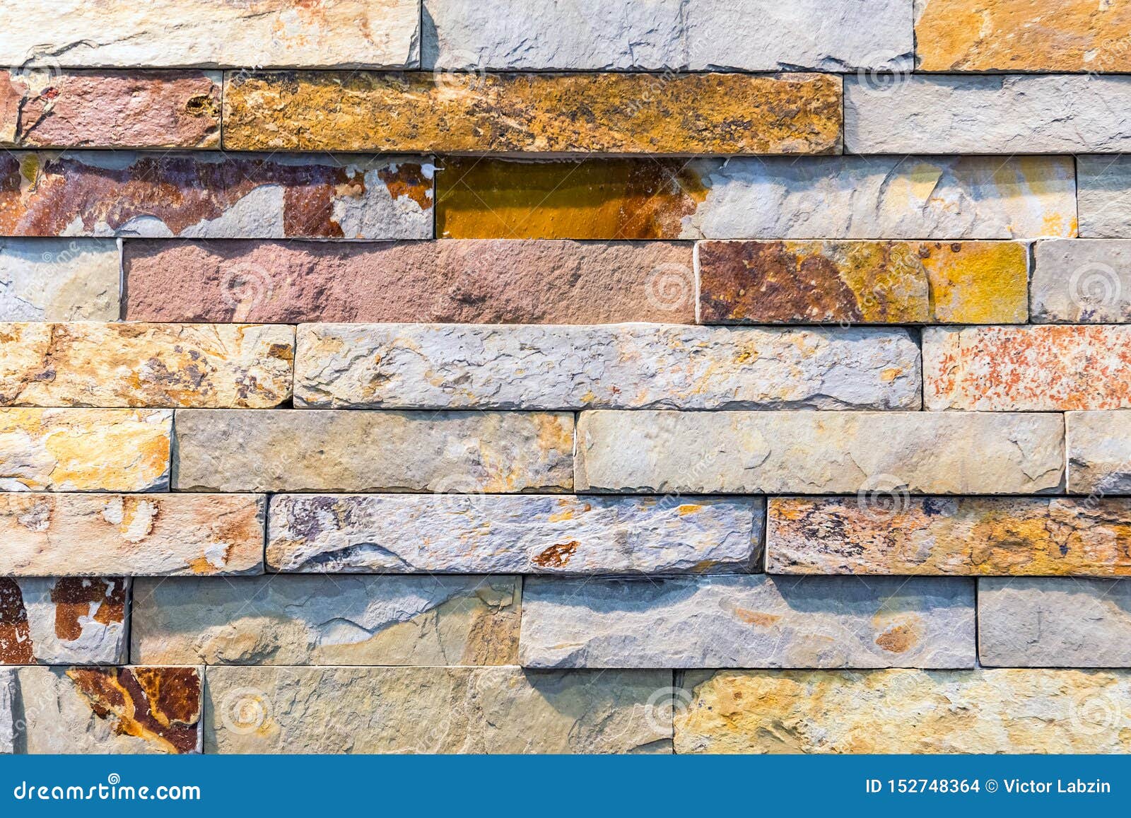 Multi-color Brick Wall in the Old Style Stock Photo - Image of dirty ...