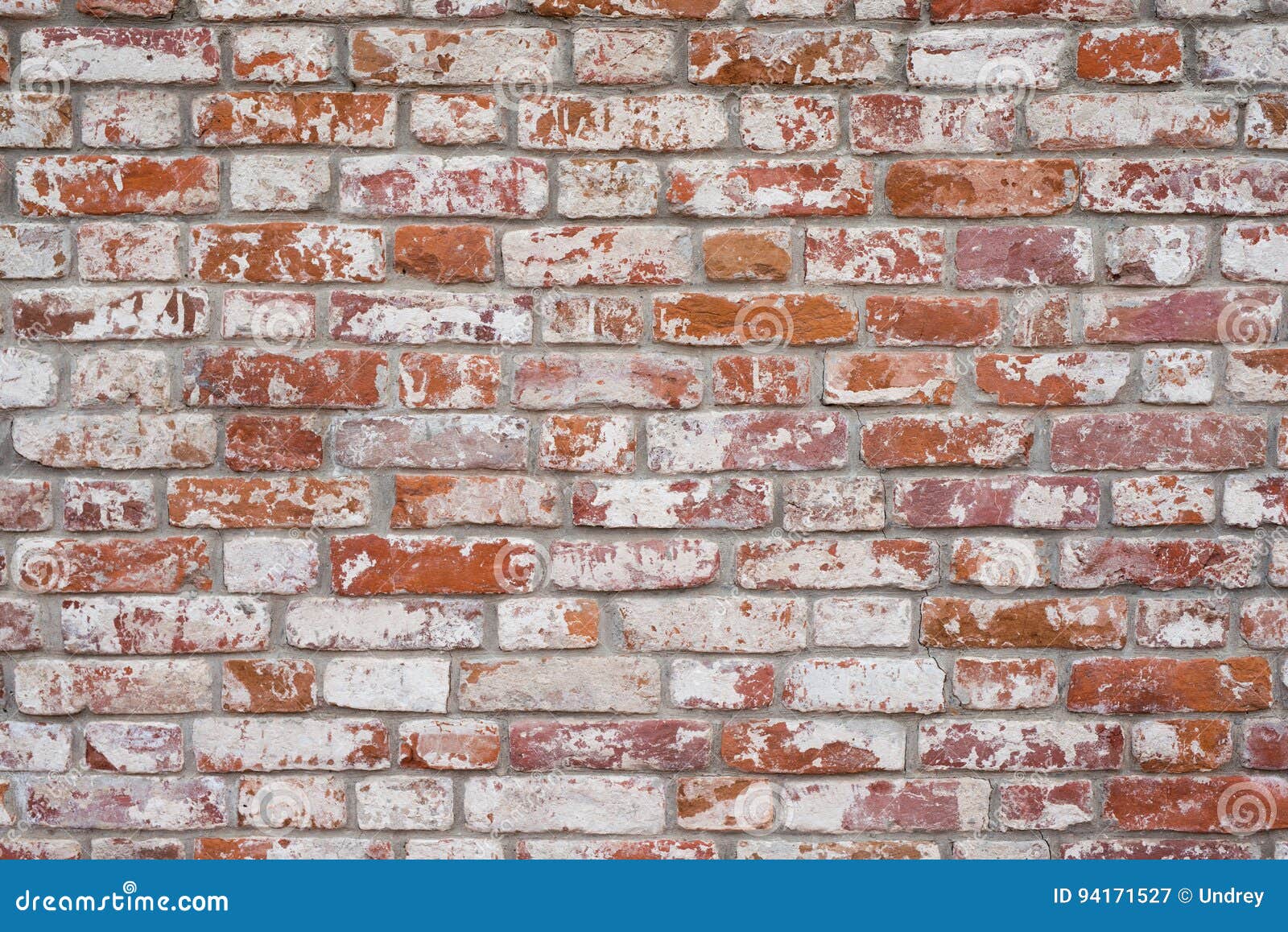 Brick Wall, Old Texture of Red Stone Blocks. Background. Stock Image ...