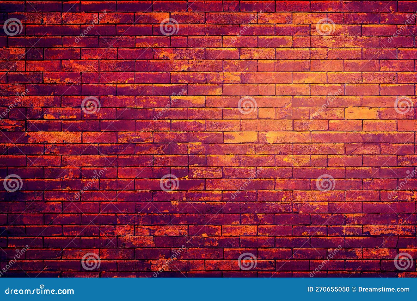 Brick Wall. Old Vintage Brick Wall Pattern Stock Illustration ...