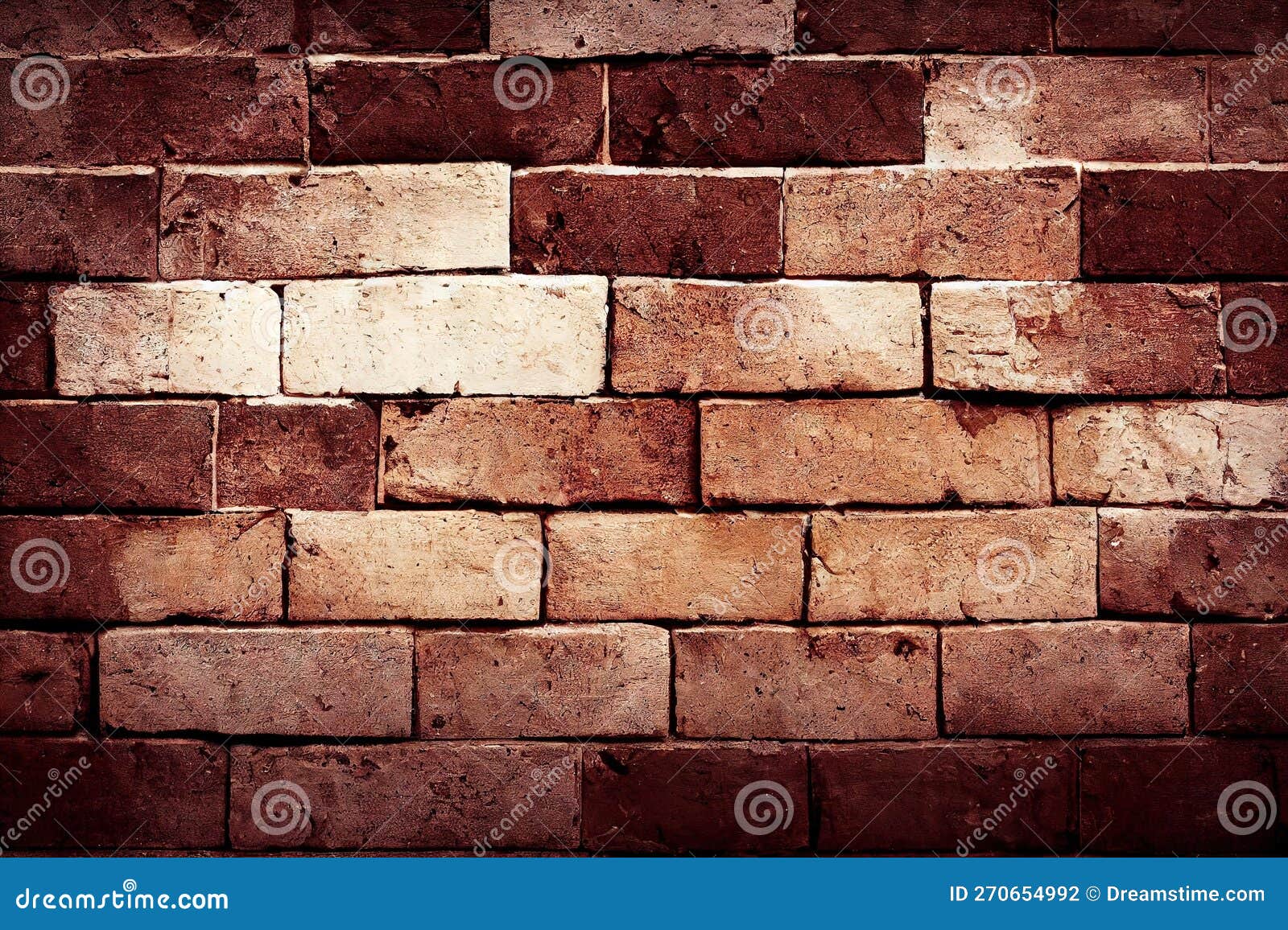 Brick Wall. Old Vintage Brick Wall Pattern Stock Illustration ...