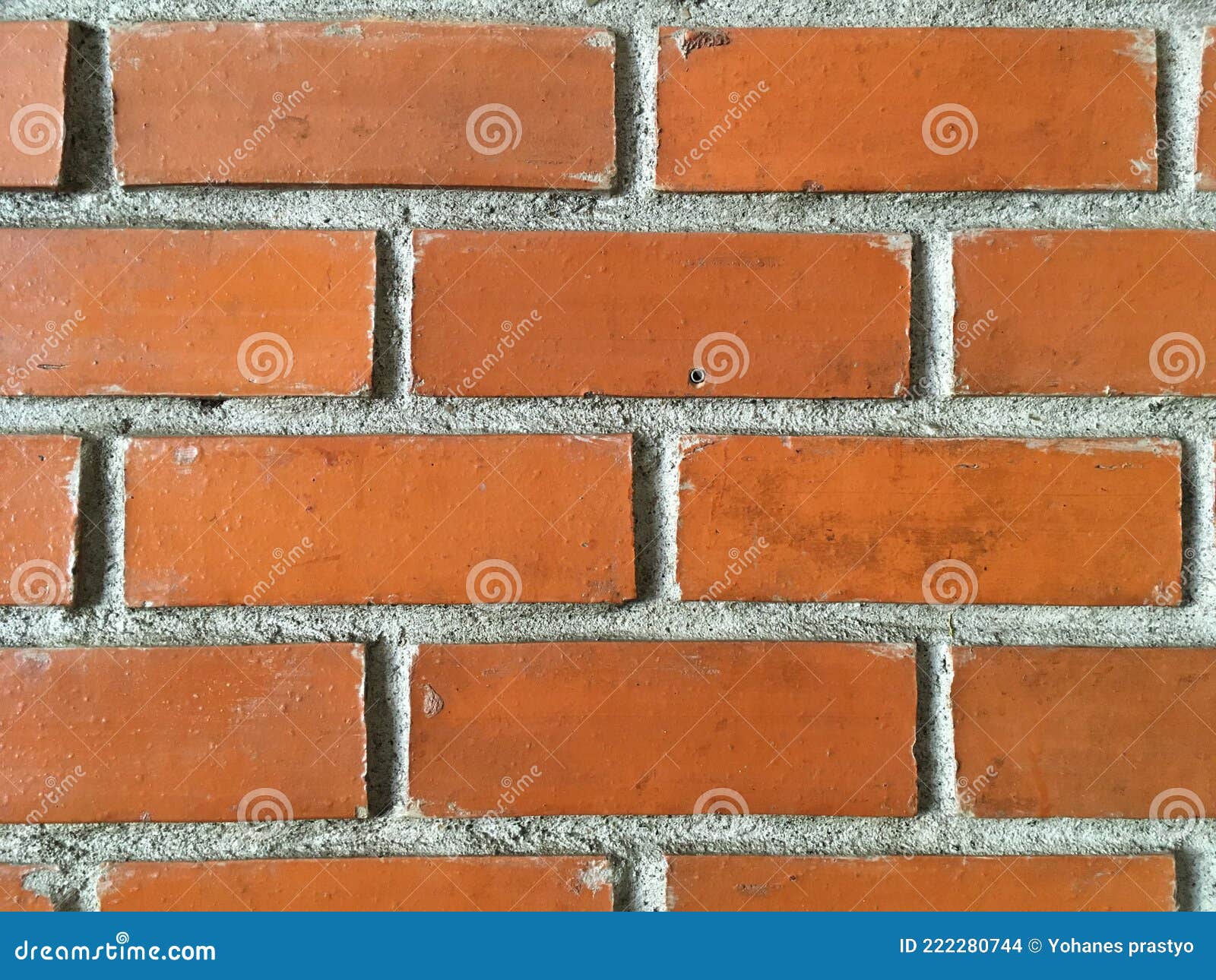Brick wall stock photo. Image of brick, orange, industrial - 222280744