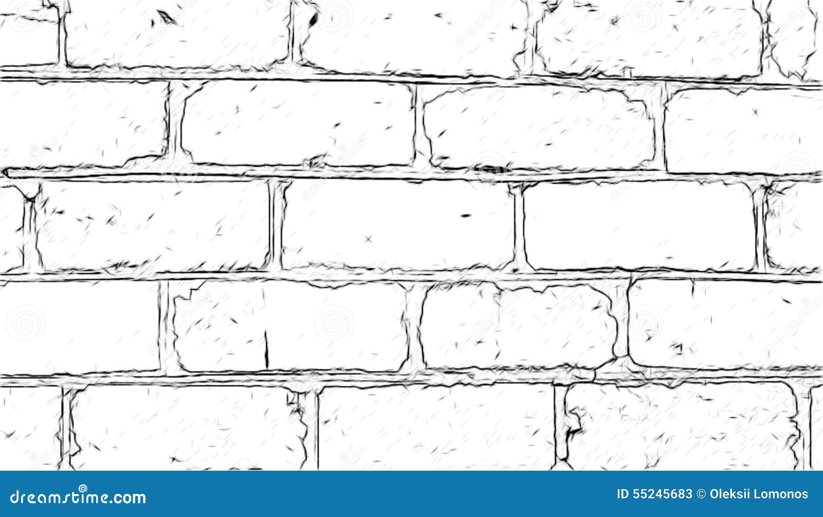 Brick Wall Drawing Pencil