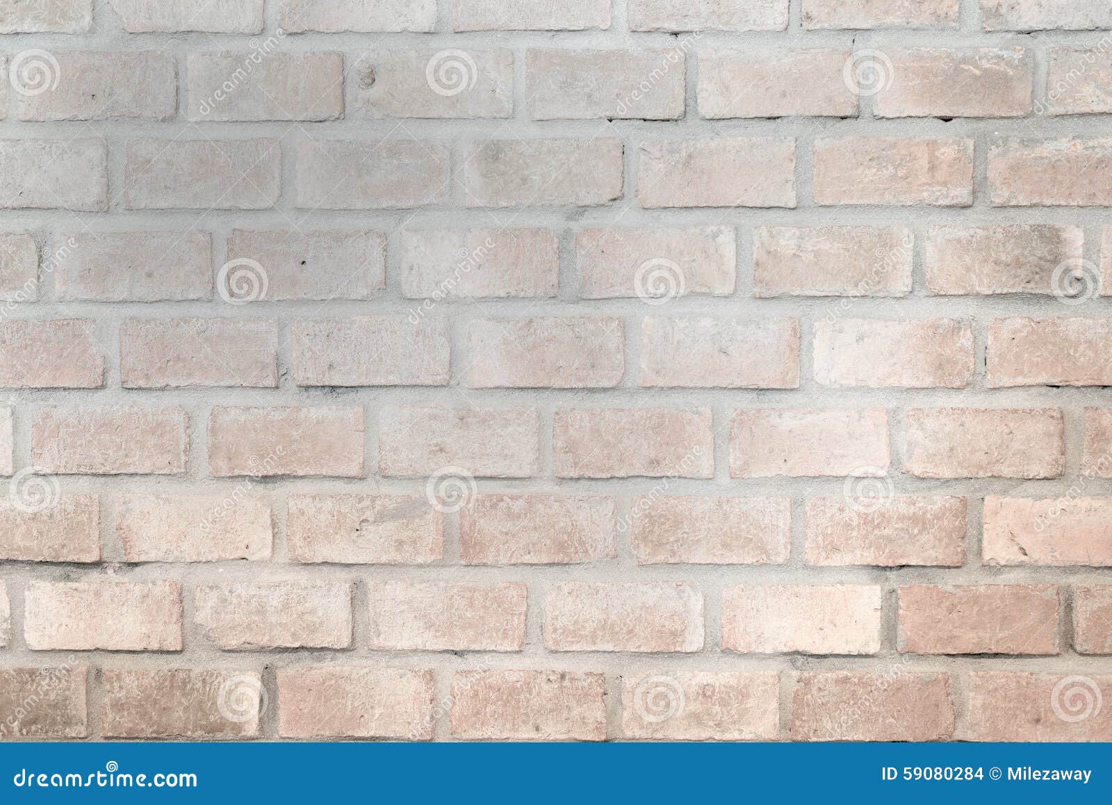 Brick wall in pale color stock photo. Image of cracked - 59080284