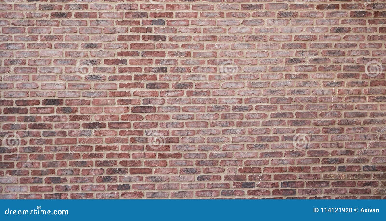 Brick Wall Pale and Red Texture Background Mock Up Stock Photo - Image ...