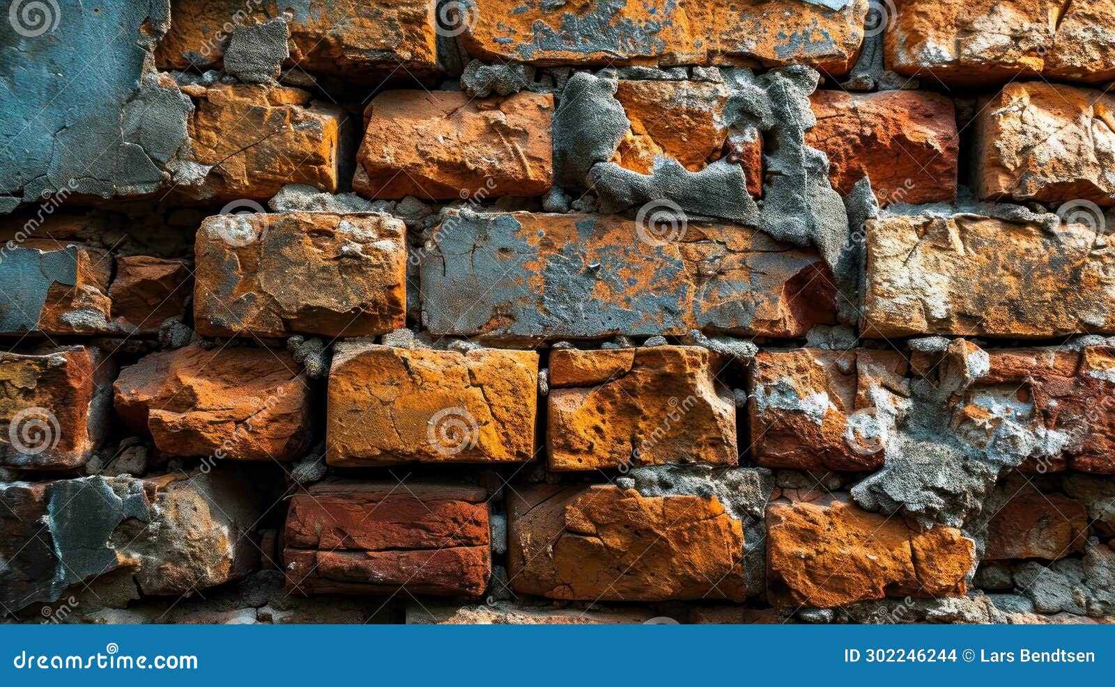 Brick Wall Panorama of Masonry - AI Generated Stock Illustration ...