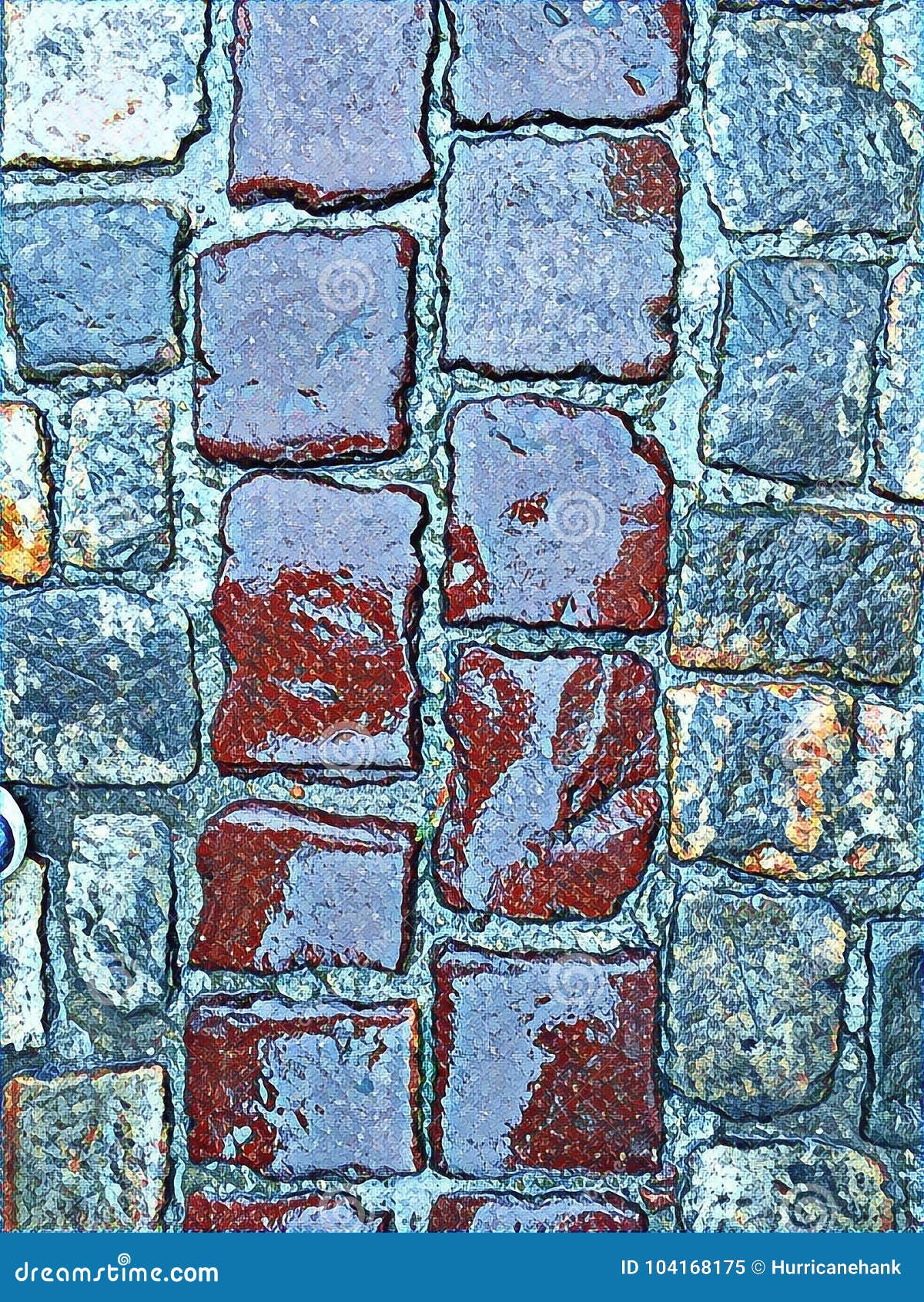 Brick Wall Pattern Background Stock Illustration - Illustration of ...