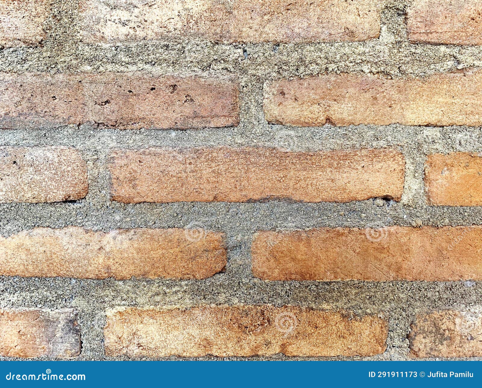 Close Up View of Red Brick Wall. Rough Surface of Brick Wall. Patterns ...