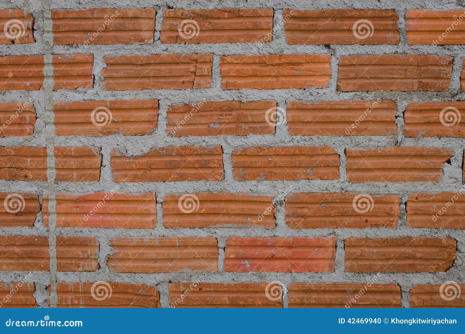 Brick Wall Pattern with Mortar Stock Photo - Image of lines, repetitive ...