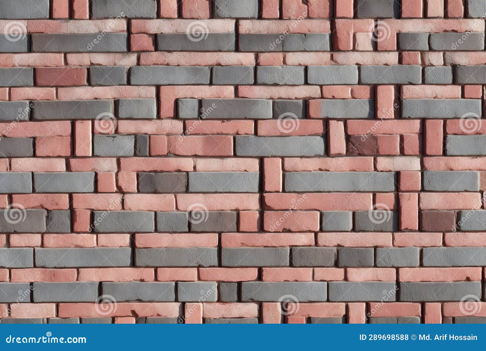 A Brick Wall Pattern with a Subtle, yet Intricate, Mosaic-like Design ...