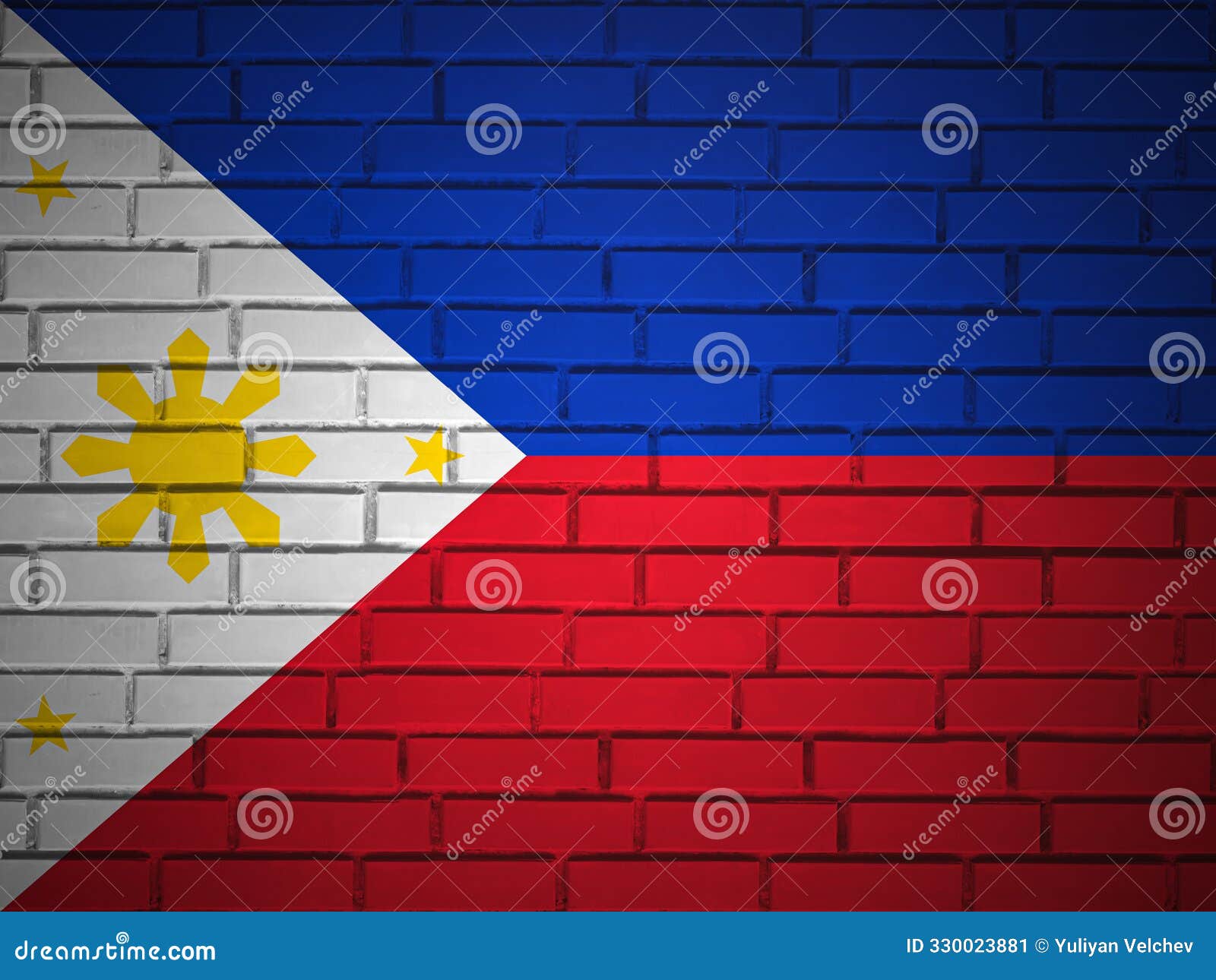 Philippines Map And Flag. A Large Group Of People In The Filipino Flag ...