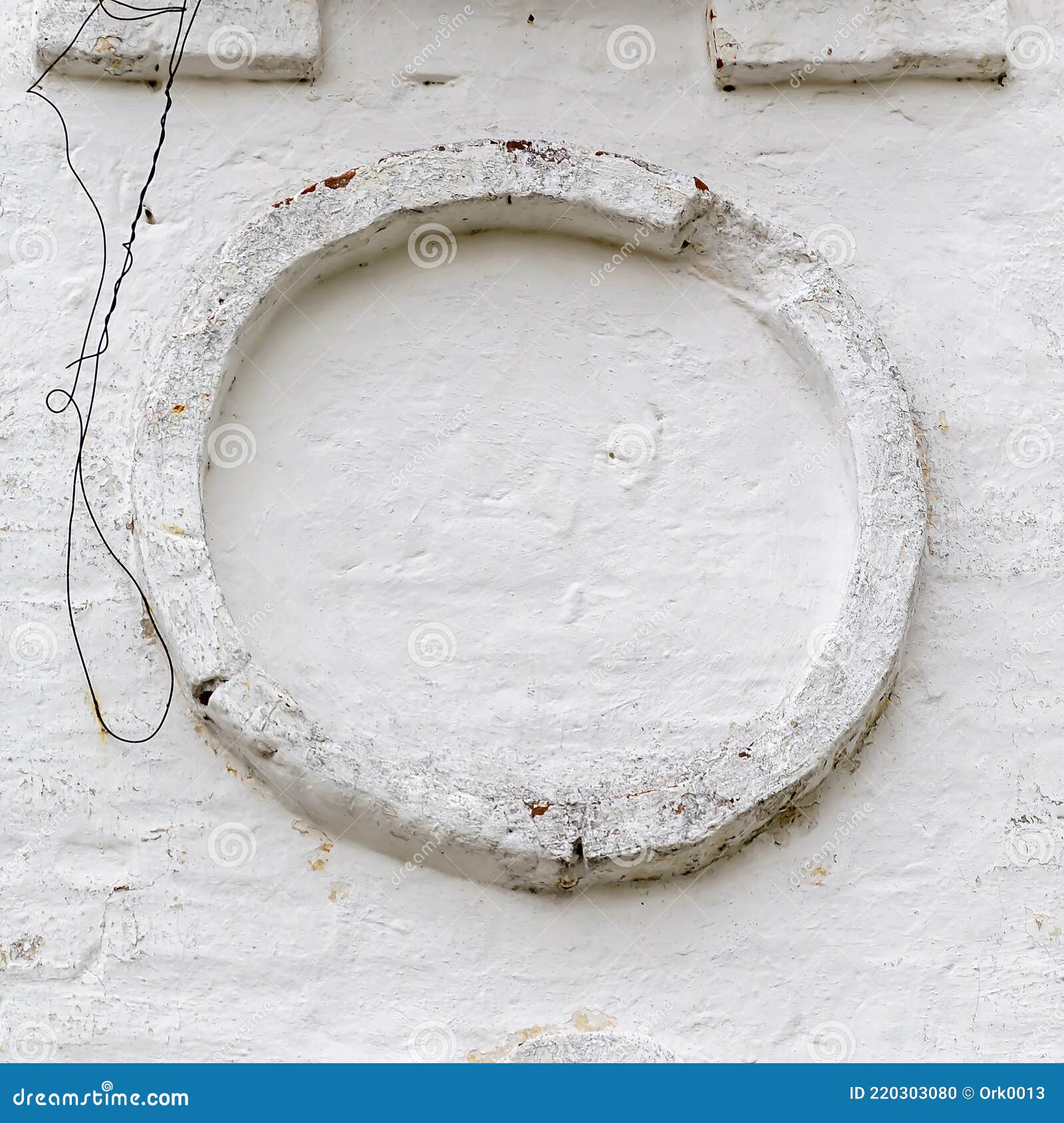 Brick Wall with a Raised Pattern Stock Photo - Image of geometric ...