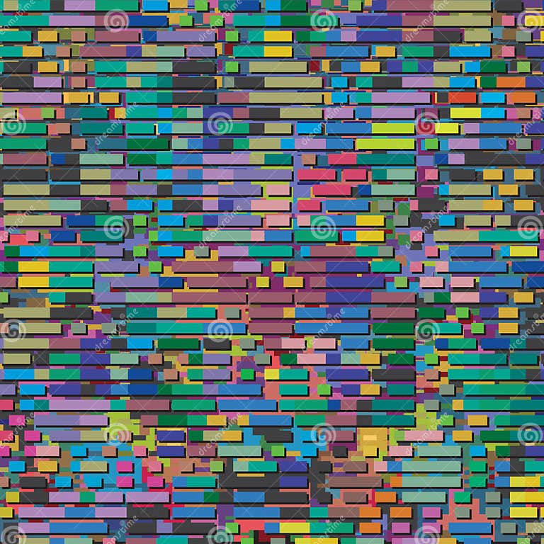 Brick Wall Rectangle Squares Modern Fabric Interior Background Pattern ...