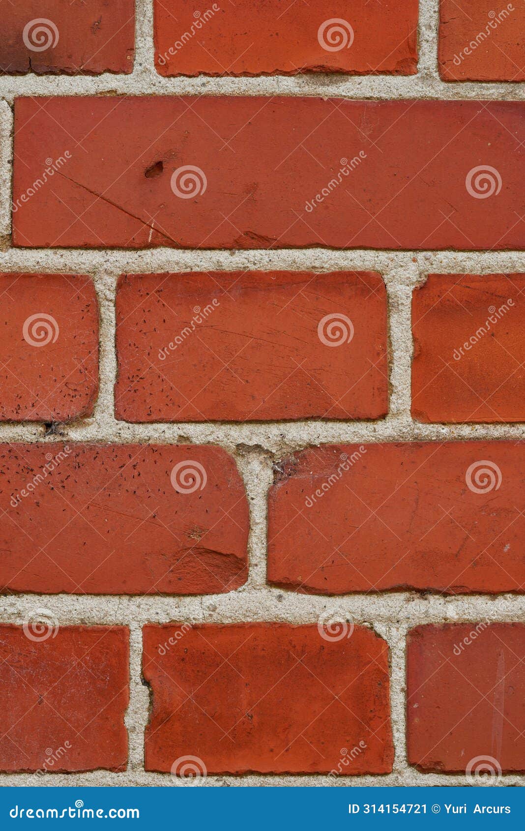 Brick Wall, Red and Closeup of Wall Texture for Construction, Concrete ...