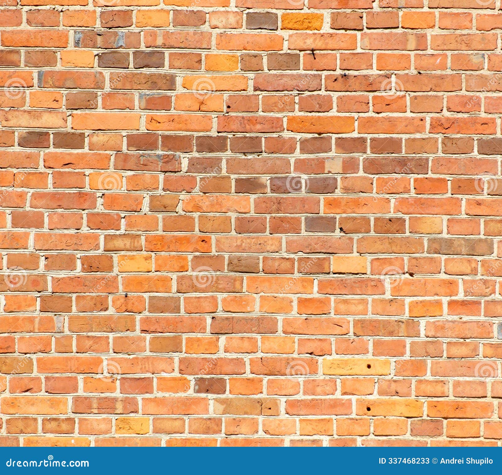 A Brick Wall with a Red Color Stock Image - Image of architecture ...