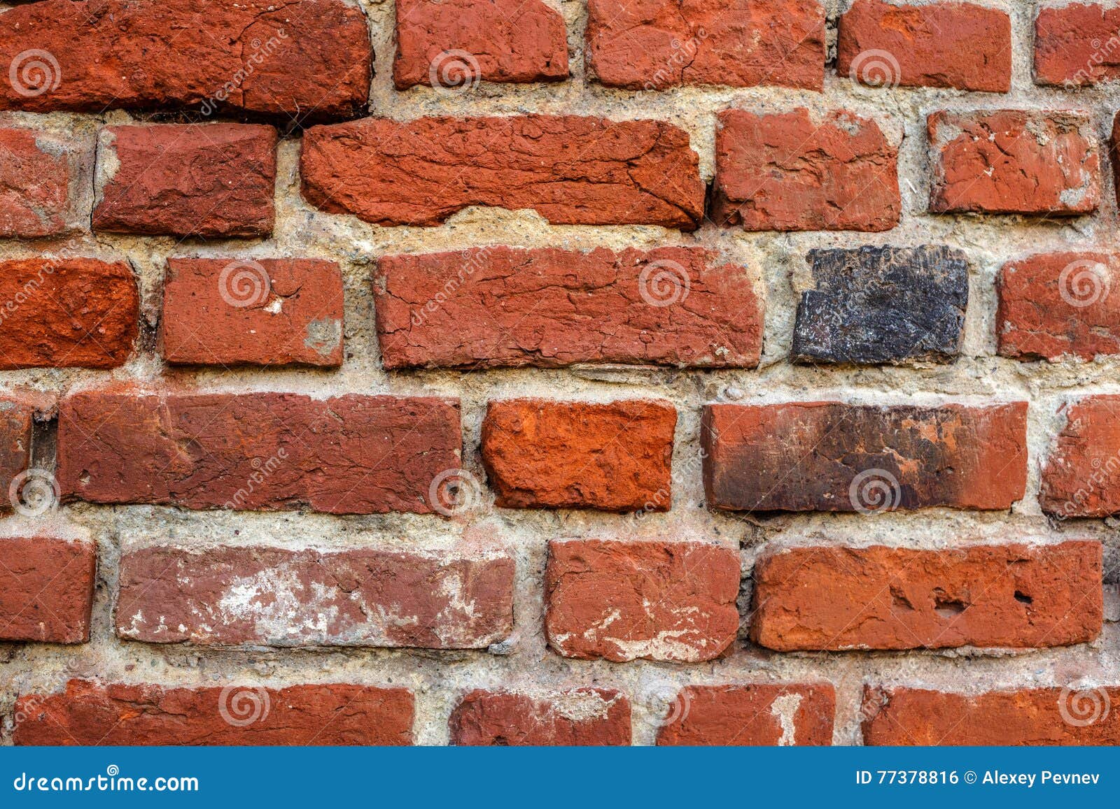 Brick wall. stock photo. Image of pattern, rough, construction - 77378816