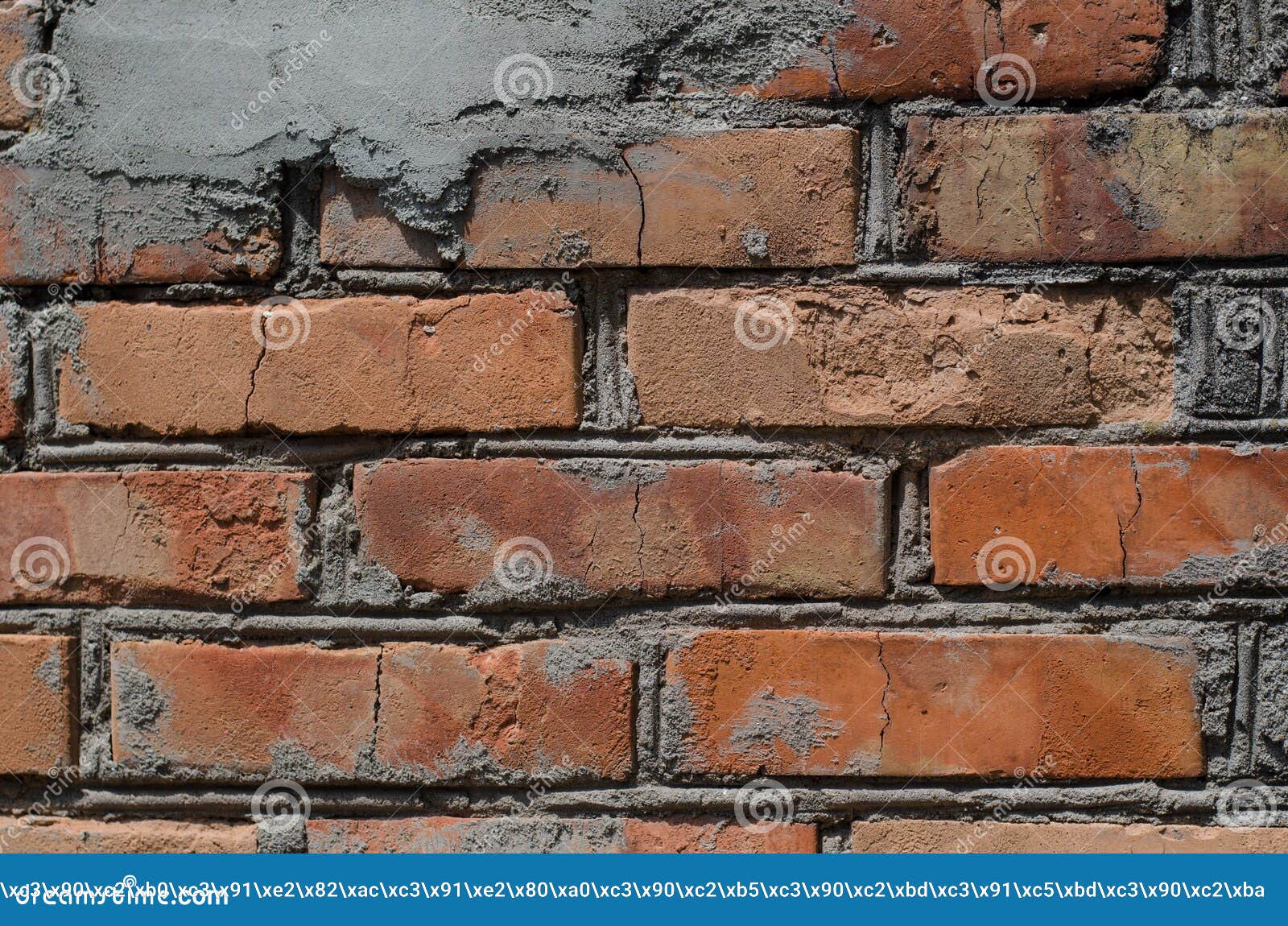 Brick Wall. Red Brick. the Structure of the Stone. Stock Image - Image ...