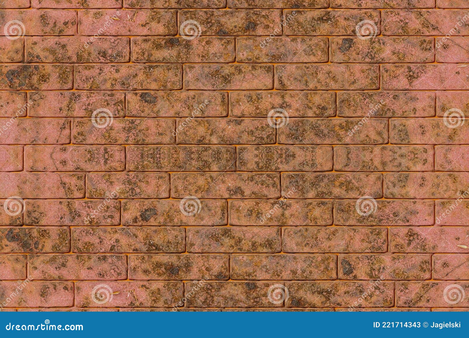Brick Wall, Rust-coloured Texture Stock Image - Image of grunge ...