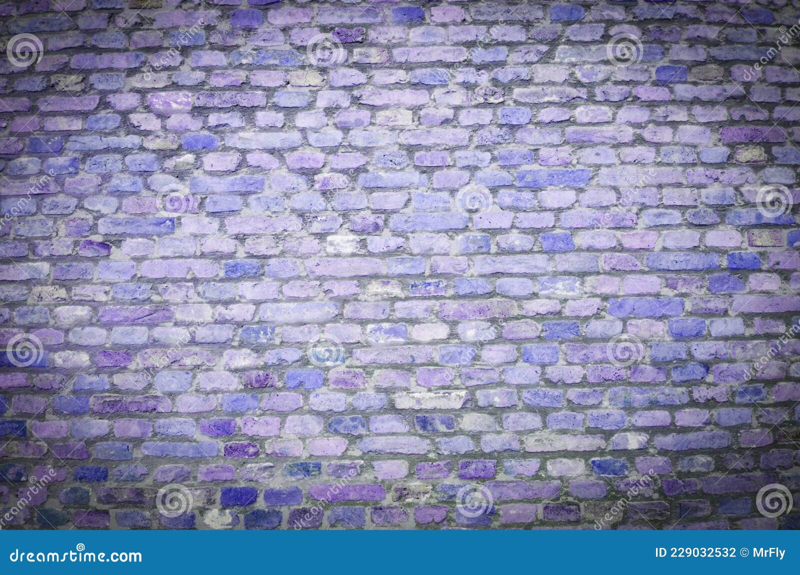 Brick Wall, Blue Rustic Look, Background Texture Stock Photo - Image of ...