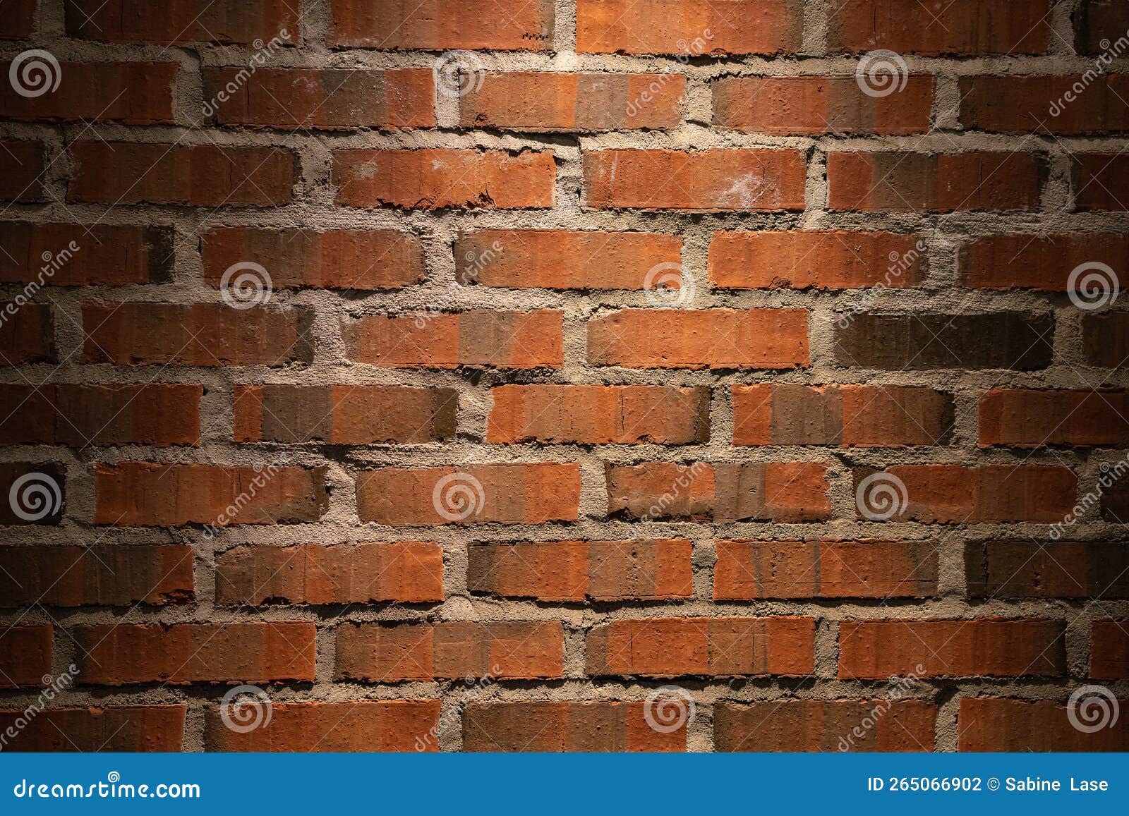 Brick Wall in a Rusty Colour Stock Photo - Image of rusty, tints: 265066902