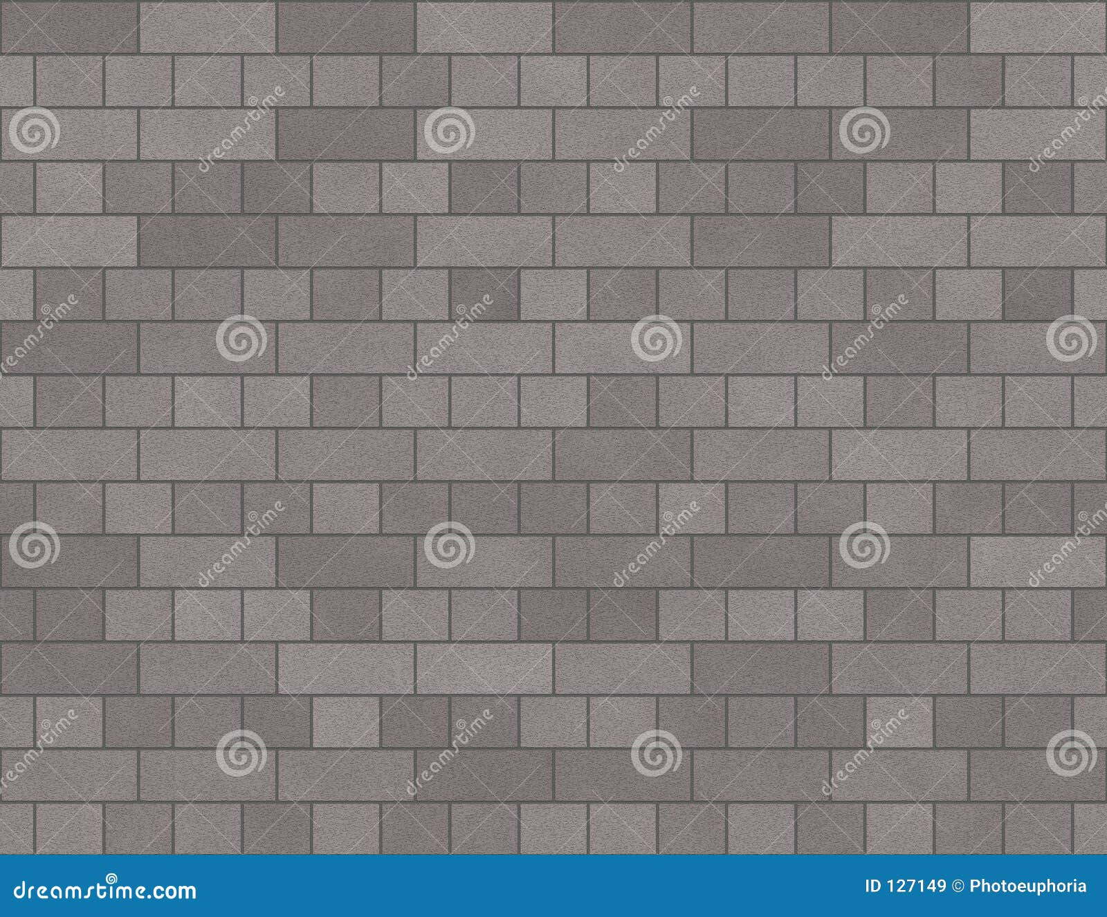 Brick Wall Seamless Background Small Bricks in Grey Stock Illustration ...
