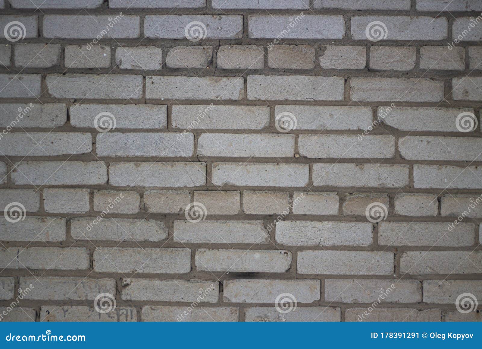 The Brick Wall. Simple Background. Stock Image - Image of fence ...