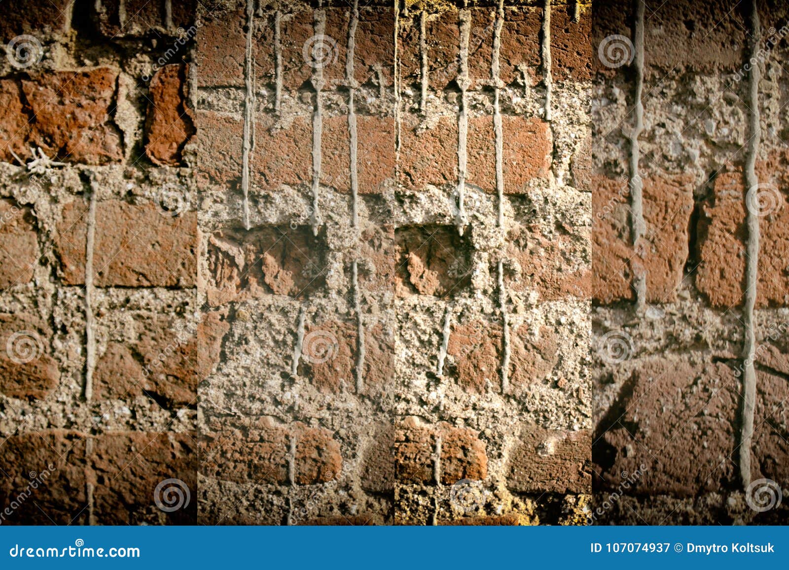 Brick Wall Stone Background - Texture for Continuous Rocks Stock Image ...