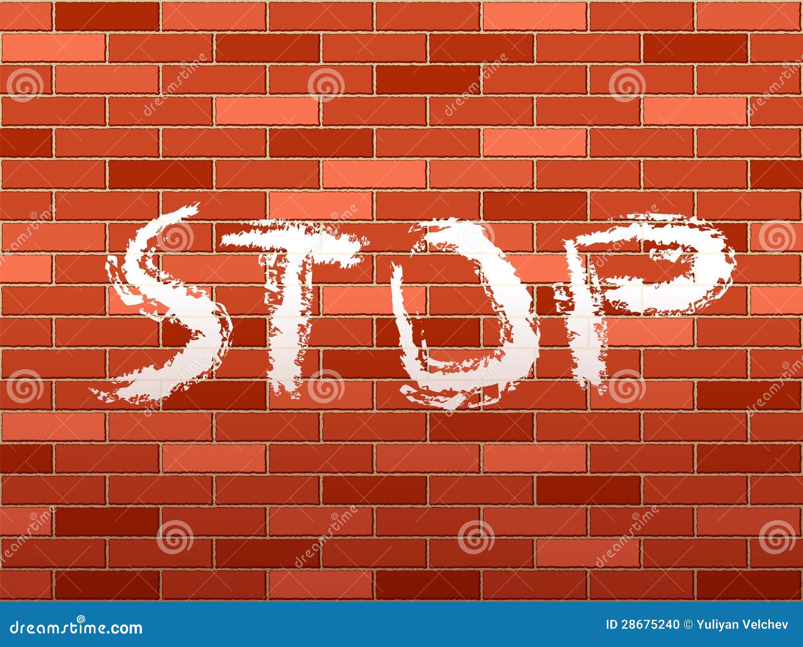 Stop Text In One Line Drawing. One Line Drawing Background. Continuous ...