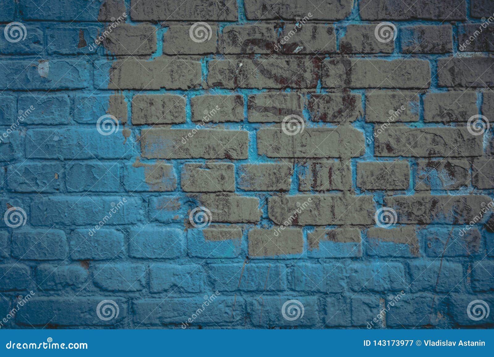 Brick Wall Surface in Navy Blue Tone. Abstract Architectural Background ...