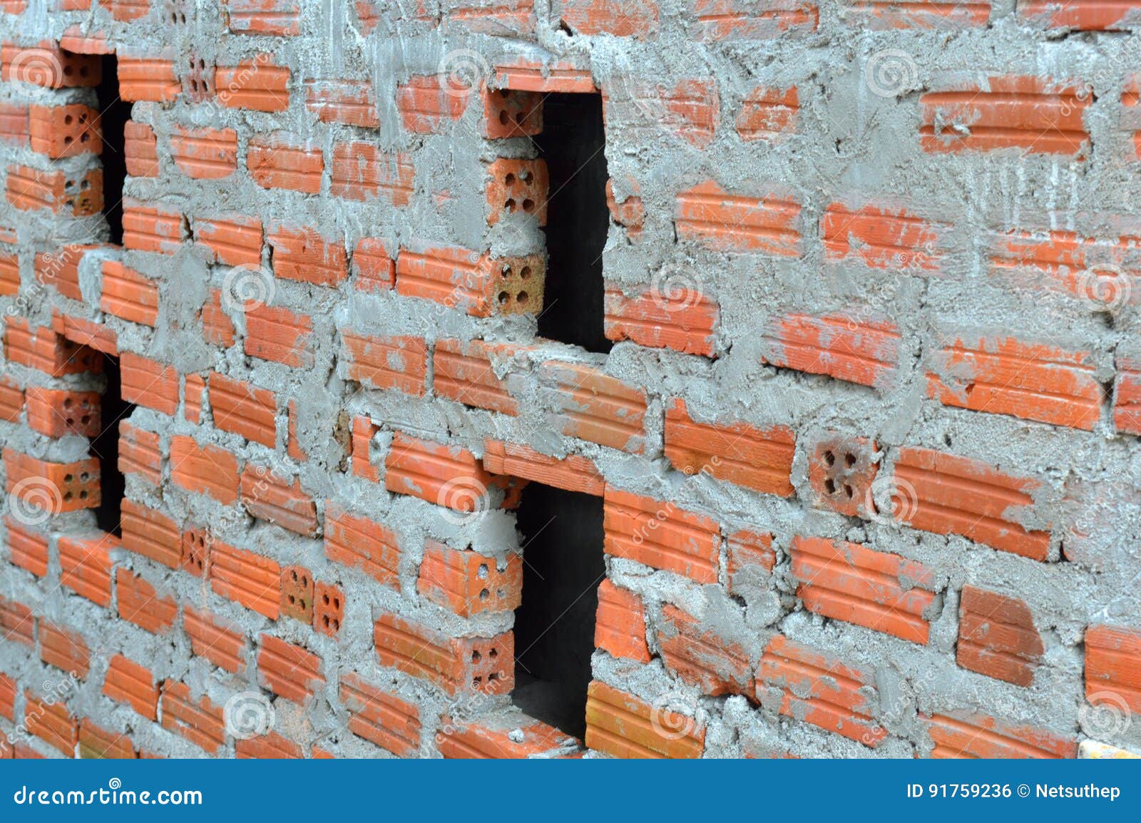 Brick wall terrace stock photo. Image of building, construction - 91759236