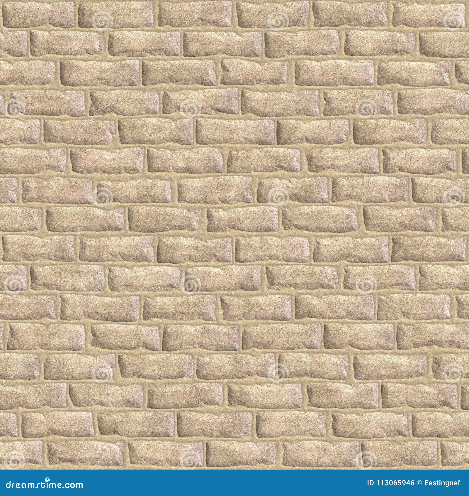 Brick Wall Texture Generated. Stock Illustration - Illustration of ...